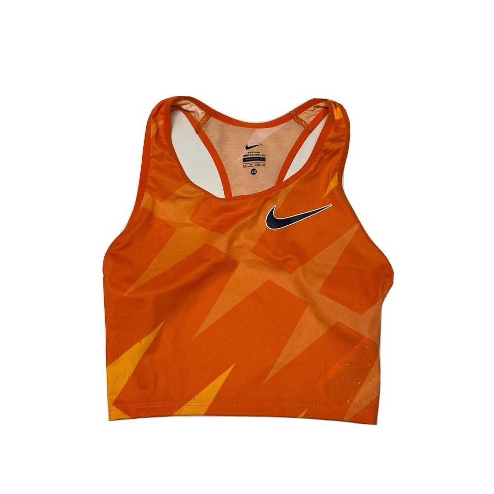 Nike Pro Elite Official Track & Field Top Orange Ci09… - Gem